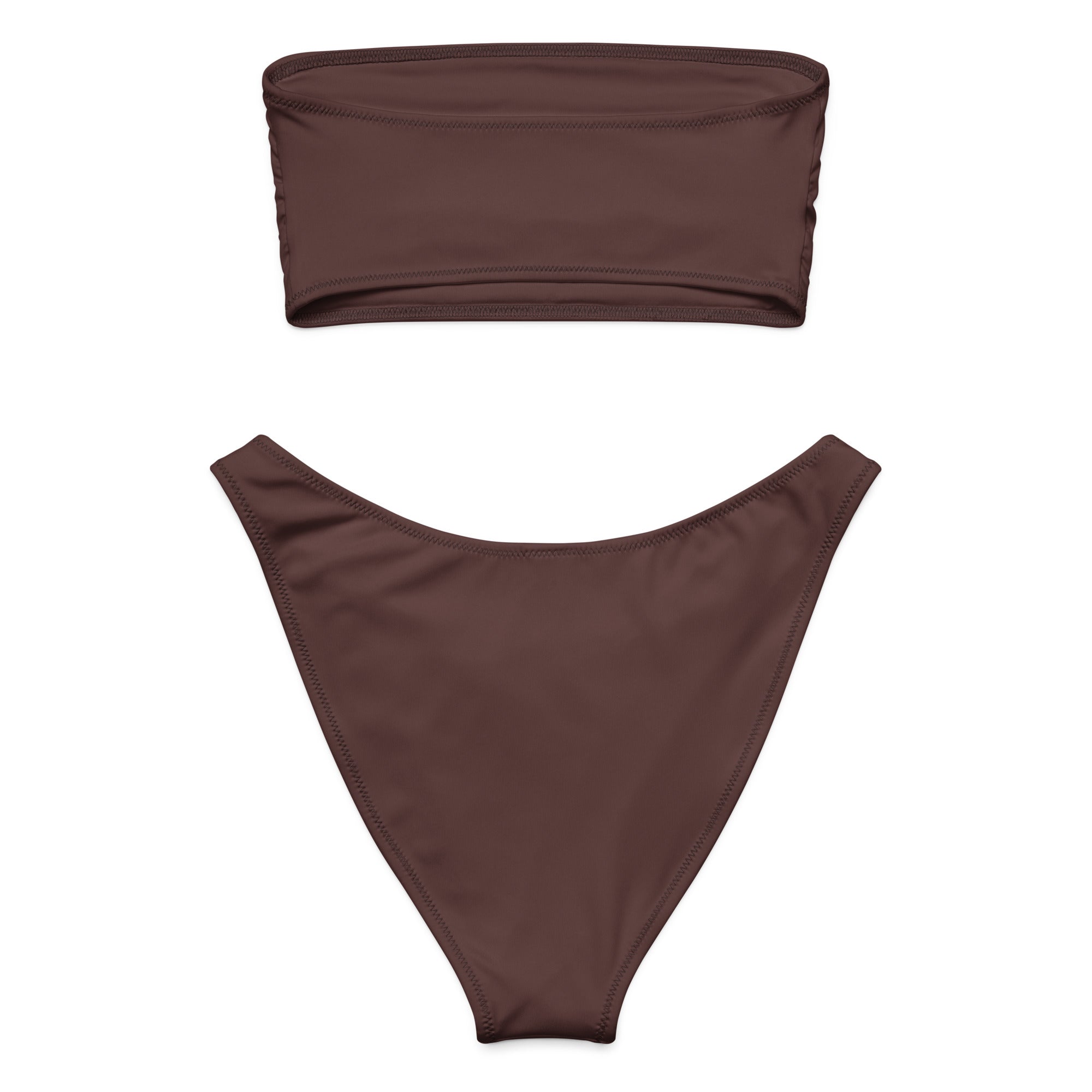 Bandeau Bikini Set - Timeless - Congo Brown – Essbia