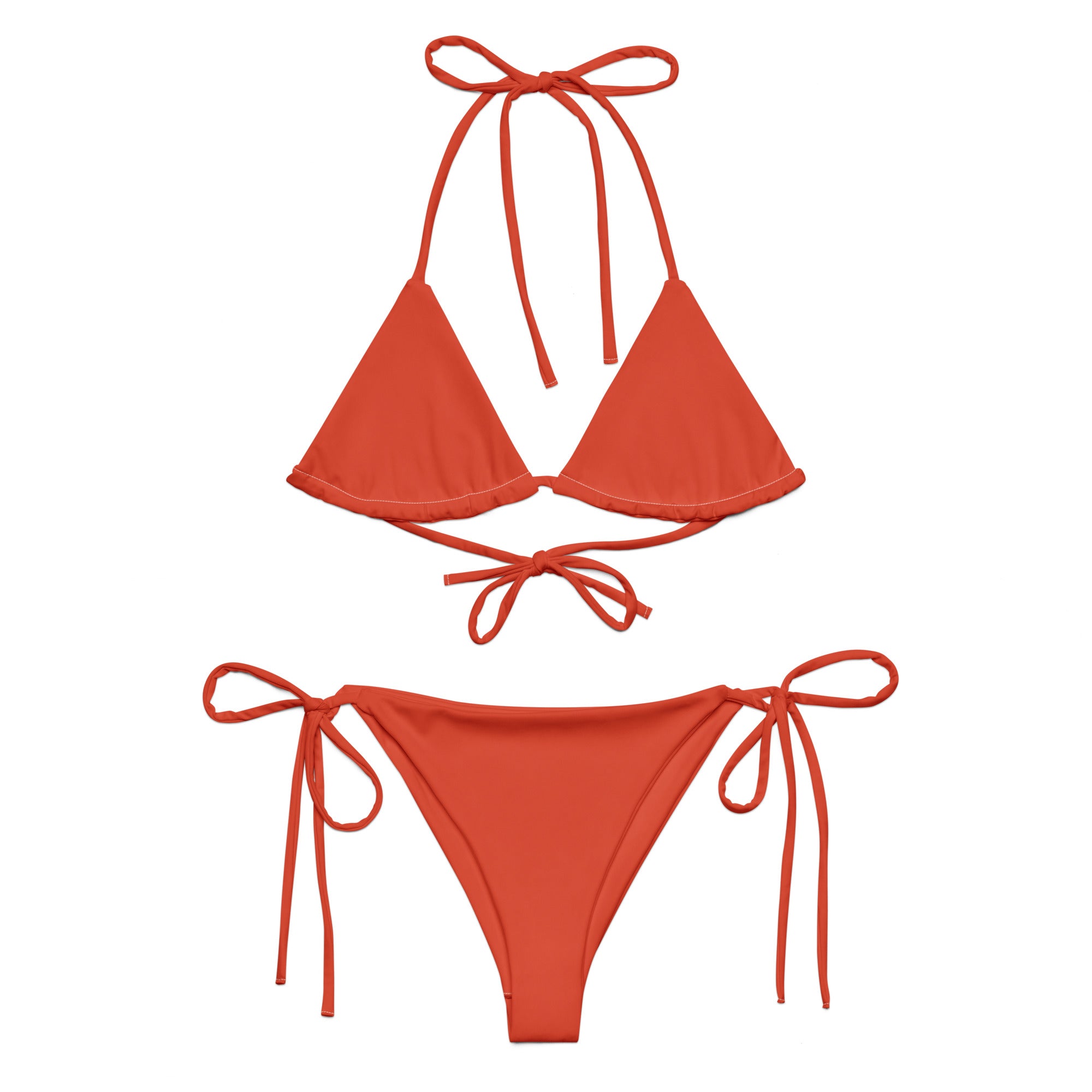String Bikini Set - Timeless - Fizzy Orange – Essbia