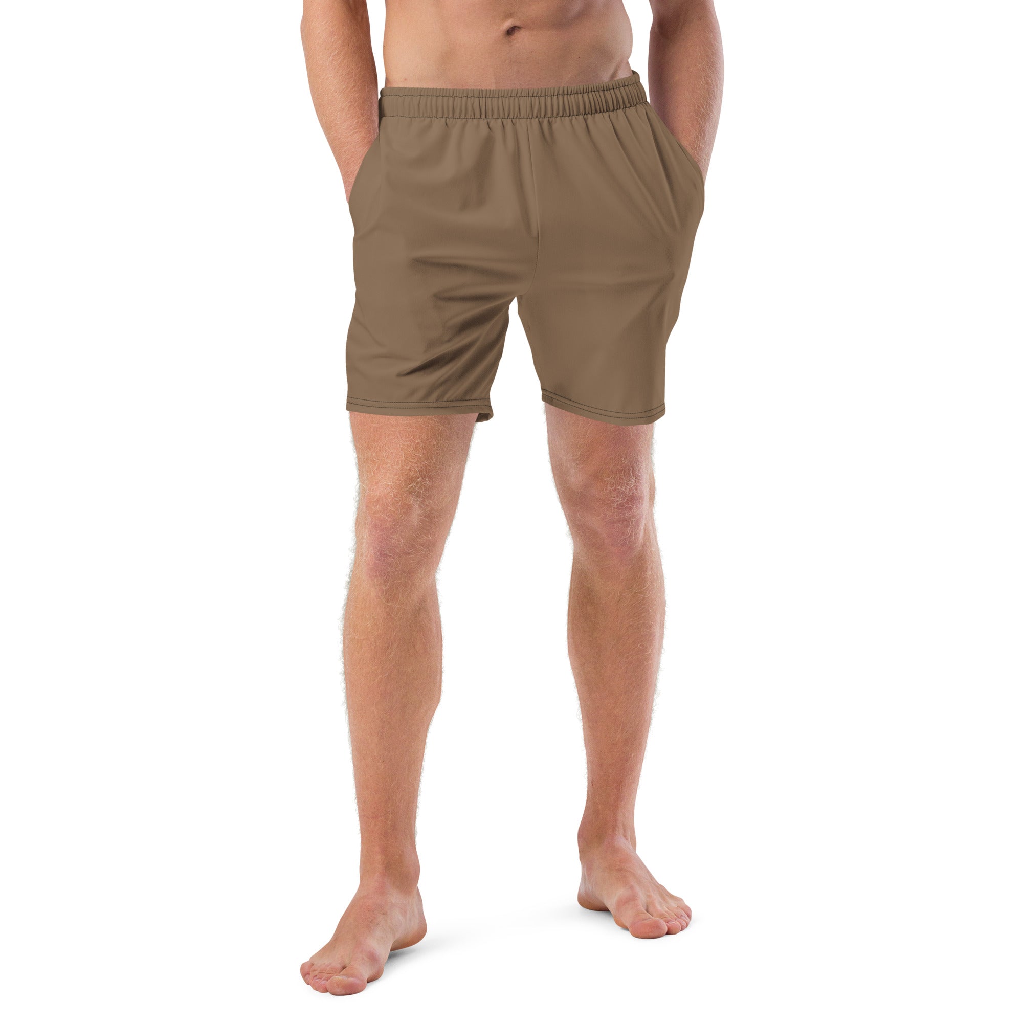 Men's Swim Trunks - Intemporal - Greyish Brown – Essbia
